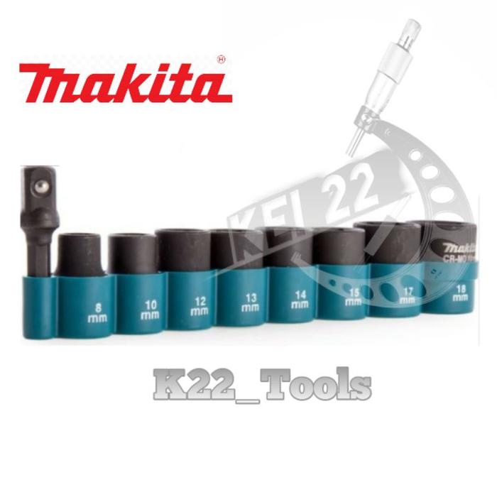 Jual KUNCI SOCK MAKITA SET 9 PCS PLUS ADAPTOR / MAKITA B-54651 SOCKET 3/8" - Jakarta Barat - Kei ...