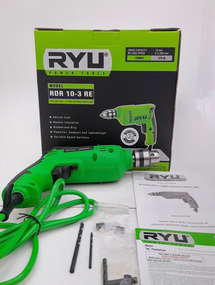 Jual Mesin Bor Listrik Bor tangan 10mm Ryu RDR10-3RE - Jakarta Barat ...