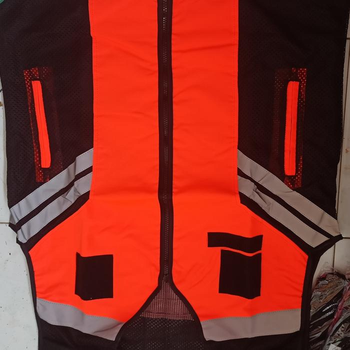 Jual rompi safety patwal toring q taslan polos - Merah, S - Kab ...
