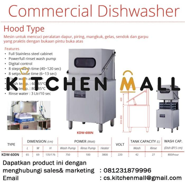 Jual GETRA KDW-600N MESIN PENCUCI PIRING COMMERCIAL DISHWASHER ORIGINAL - Jakarta Timur ...