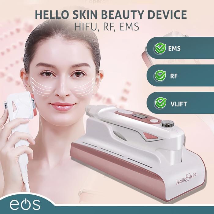 Promo Original Hello Skin beauty device RF MINI HIFU VLIFT mengecilkan ...