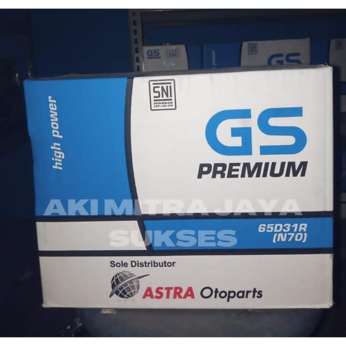 Jual 65D31R N70 - 12V 70AH - GS ASTRA PREMIUM - AKI ACCU BASAH - Kota ...