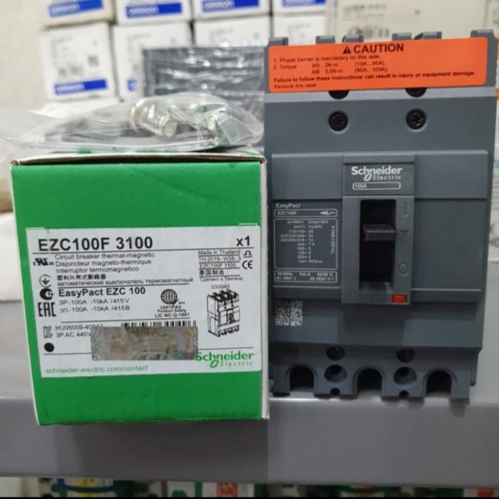 Jual mccb nfb ezc100f 3p 100a schneider - Kota Bandung - JAYA ABADI ELEKTRIC | Tokopedia