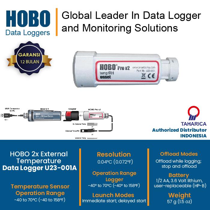 Jual Data Logger Suhu dan Kelembaban HOBO Pro v2 Temp/RH U23-001A - Jakarta Timur - Raya Stock ...