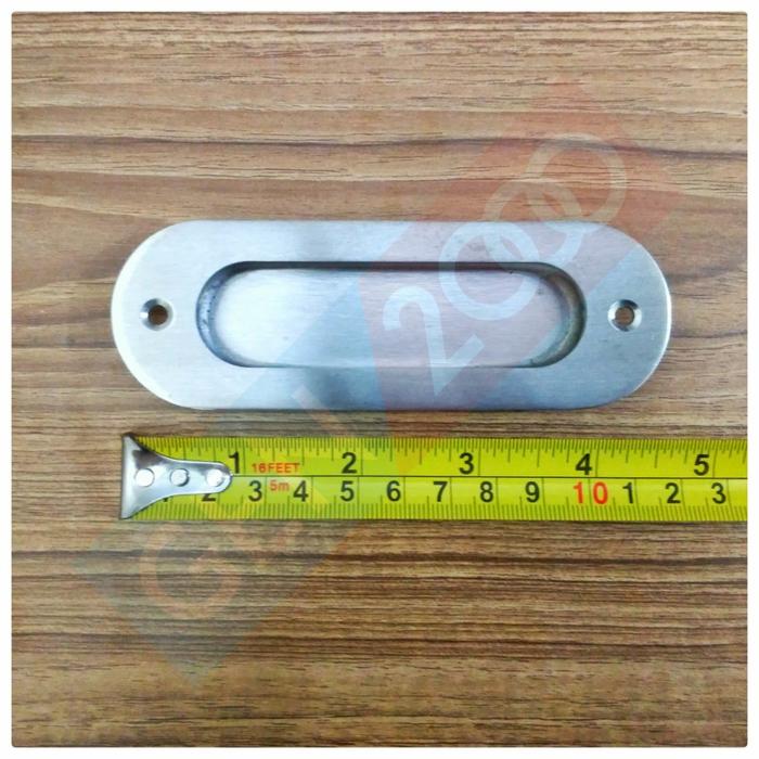 Jual Comen Oval Handle Stainless Tanam Pintu Sliding Handle Tanam Oval ...