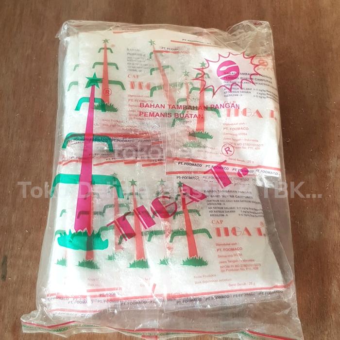 Jual Pemanis Buatan Cap Tiga Tebu isi 20 pack / Natrium Siklamat - Kota ...