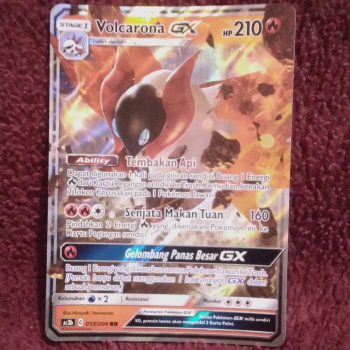 Jual Volcarona GX RR ac3b - Pokemon TCG Indonesia foil holo - Kota Depok - Rokie | Tokopedia