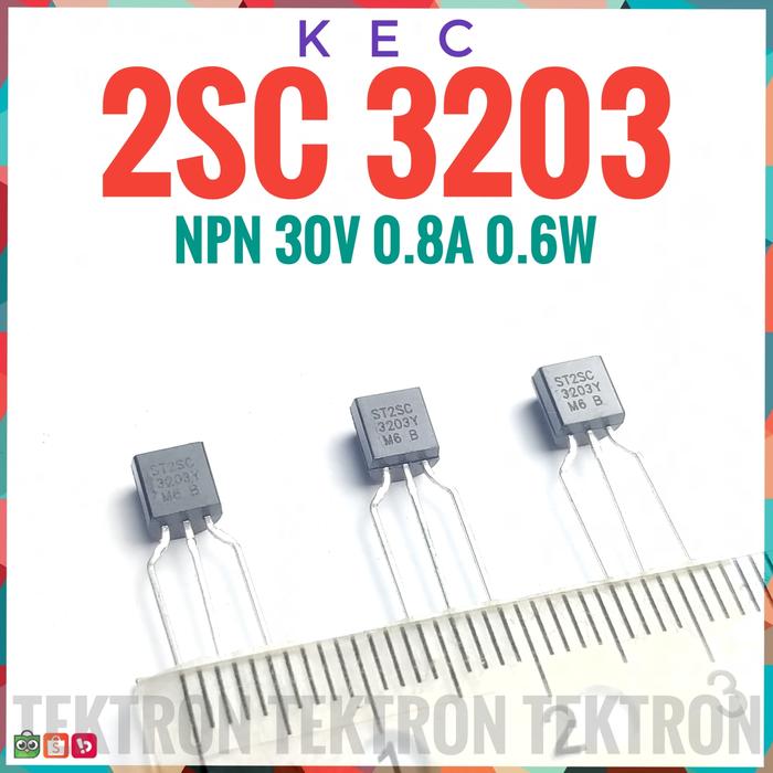 Jual KEC 2SC3203Y NPN 30V 0.8A 2SC3203 2SC 3203 Transistor Asli ...