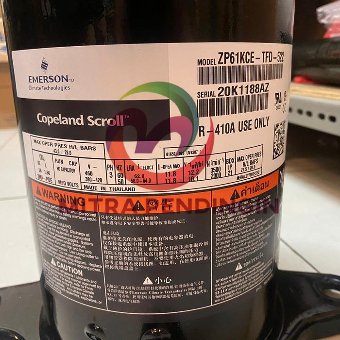 Jual Compressor Copeland ZP61KCE TFD 522 - Jakarta Barat - Mitra ...