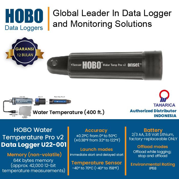 Jual Data Logger Suhu Air HOBO Water Temp Pro v2 U22-001 - Jakarta ...