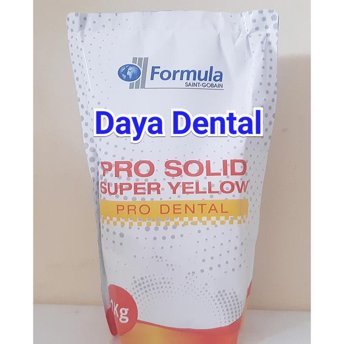 Jual gips kuning stone/moldano kuning/bahan cetak gigi/probase type 3 ...