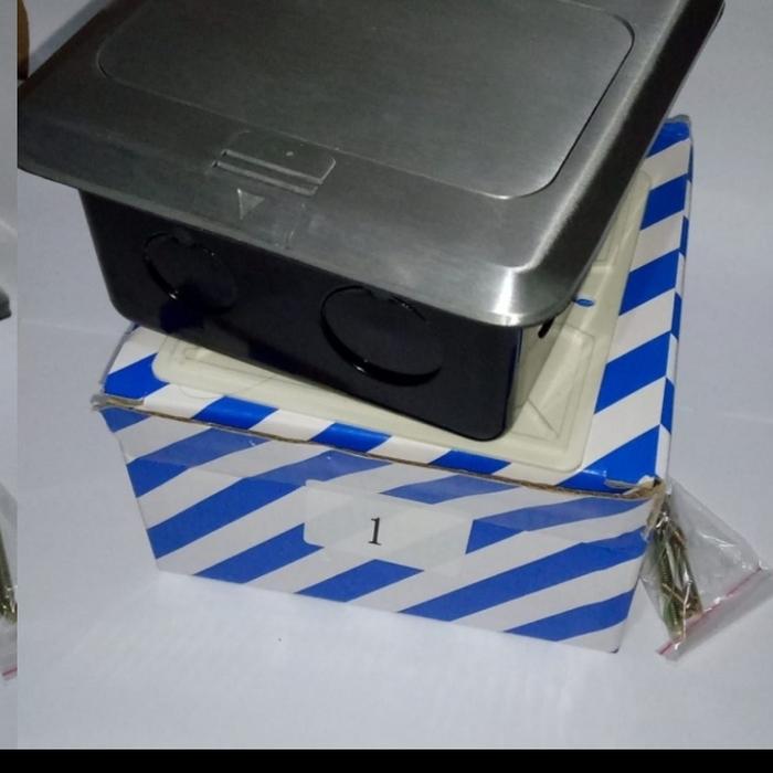 Jual stop kontak lantai+ stopkontak arde universal socket tanam floor ...