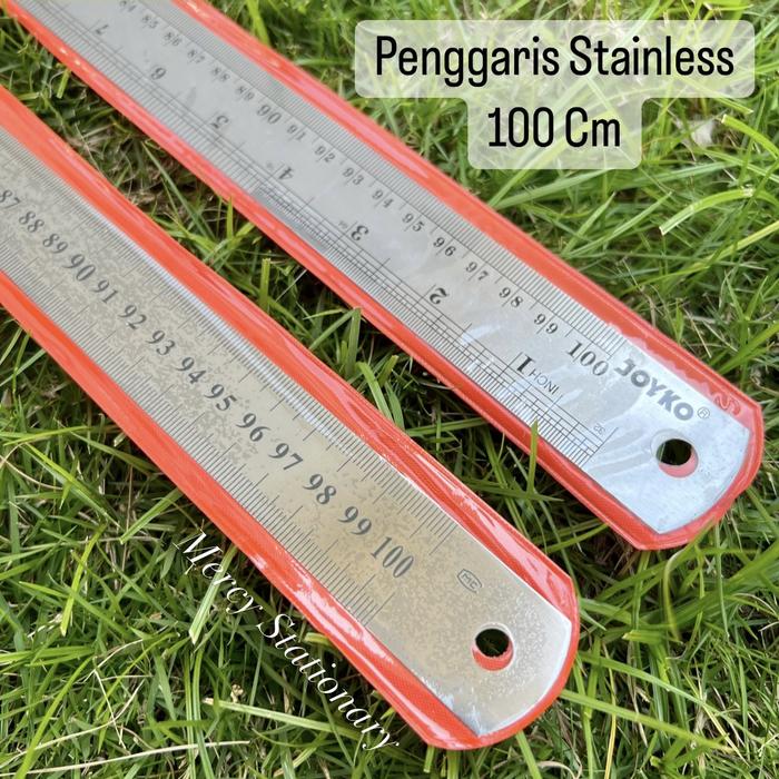 Jual Penggaris Besi 100 Cm / Stainless Steel Ruler 100 Cm - Yoeker Di Seller Velvet Store ...