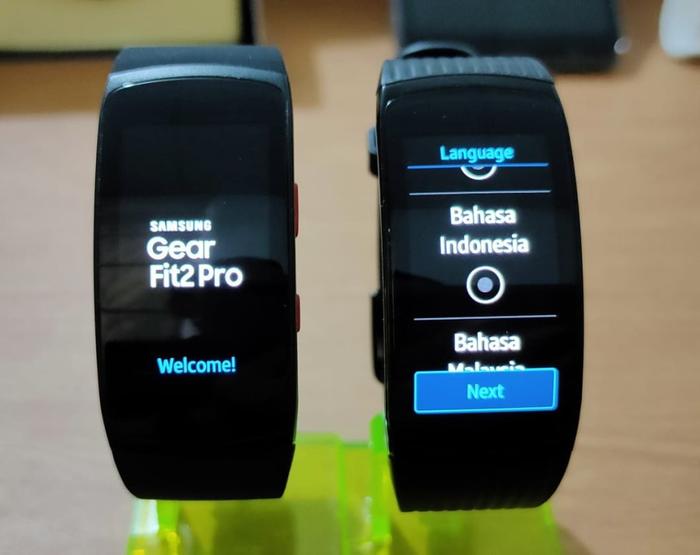 Jual Samsung gear fit2 pro black second super mulus 99%...spt baru ...