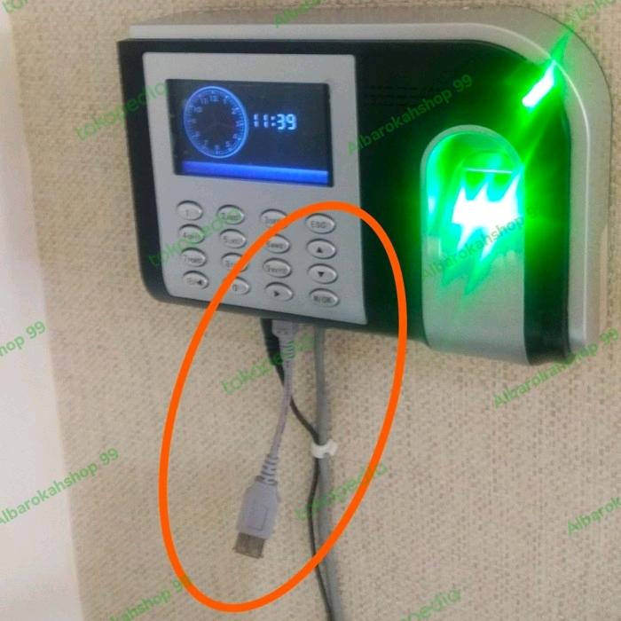 Jual Kabel Usb/Flasdisk external Mesin absen akses solution zkteco ...
