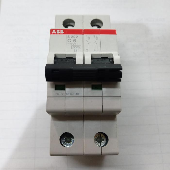 Jual Mcb ABB S202 2P C6 6ka original - Jakarta Pusat - ARFAELECTRIC ...
