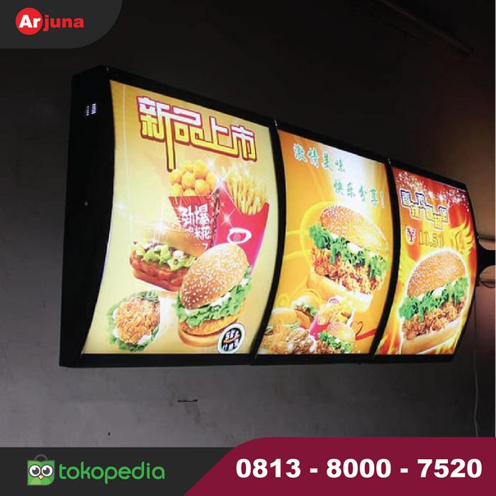 Jual NEON BOX RESTORAN I LED MENU 1 Sisi I INDOOR I Uk 40 x 60 ...