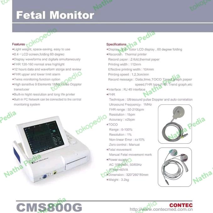 Jual Ctg Kardiotokografi (cardiotocography) Fetal Monitor Pemantau ...