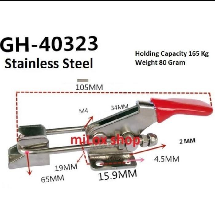 Jual Togle clamp 40323 stainless stail - Jakarta Barat - Dendry ...