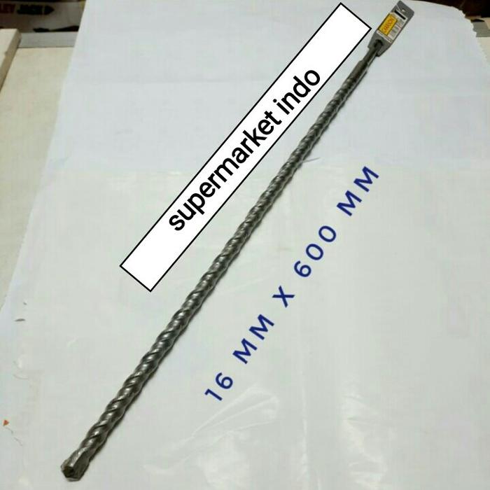 Jual Mata Bor SDS Plus Beton 16mm x 600mm Carrson Panjang Tembok 60cm - Jakarta Barat ...