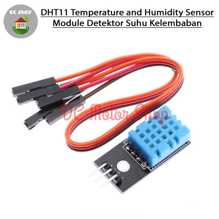 Jual DHT11 Temperature and Humidity Sensor Module Detektor Suhu ...