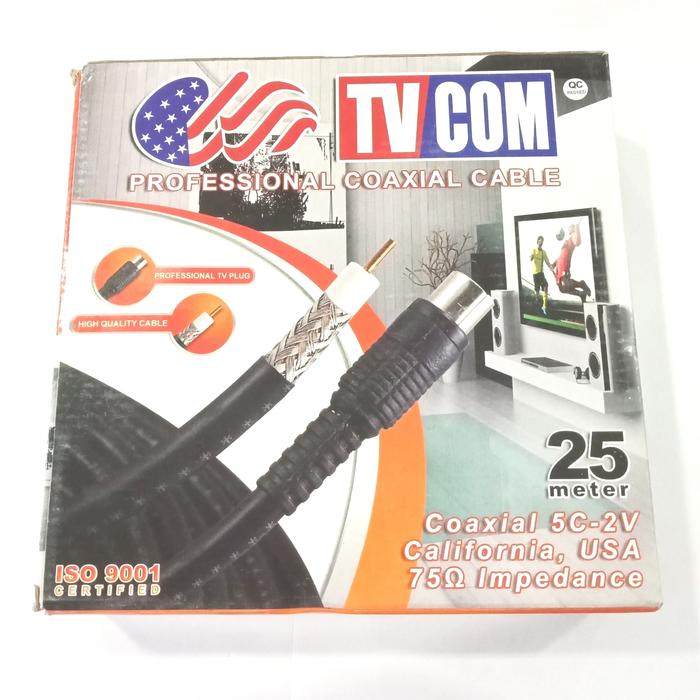 Jual KABEL ANTENA TV COM COAXIAL 5C 25 METER ISO 9001 - Kota Bandung ...