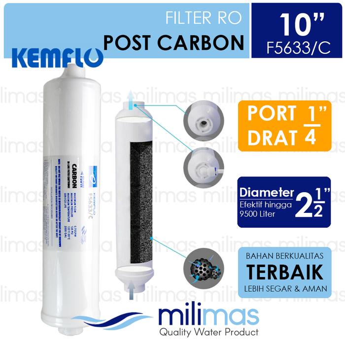 Jual Kemflo - F5633/c Post Carbon Chlorine Taste Odor Cartridge - Besar ...