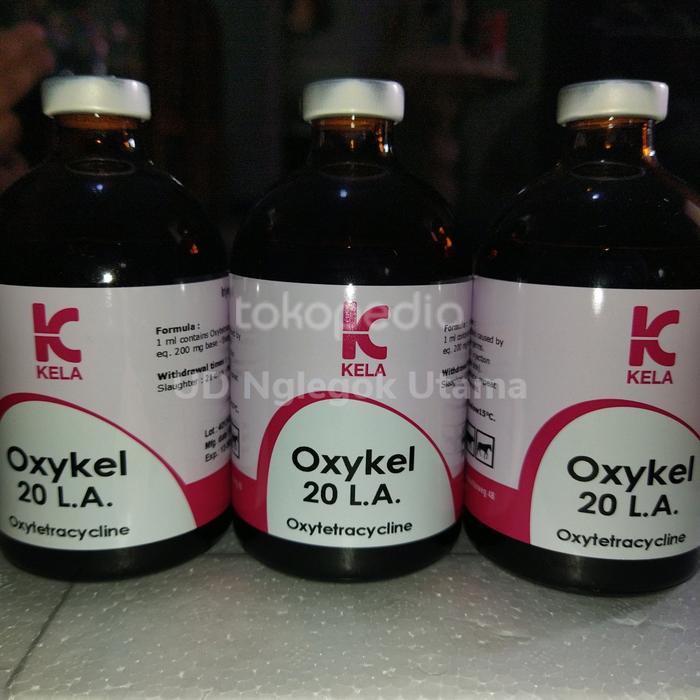 Jual oxykel 20 la antibiotik injeksi hewan oxytetracycline - Kota ...