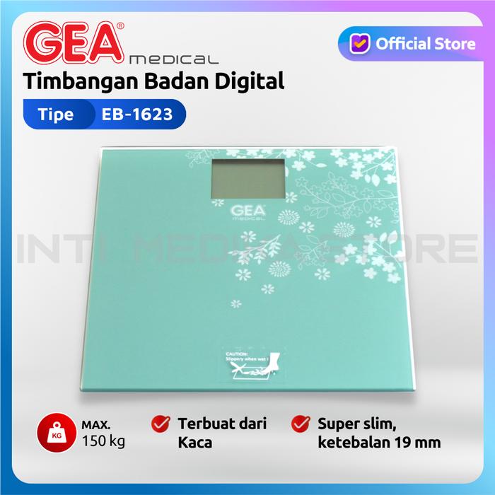 Jual Gea - Timbangan Badan Digital Eb 1623 | Body Weight Scale - Kuning ...