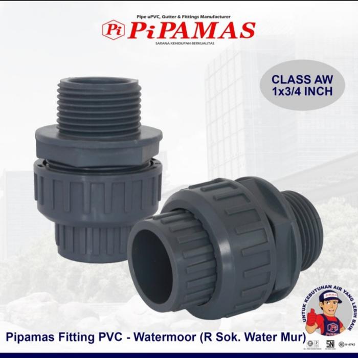 Jual watermur watermoor 1 x 3/4 soket drat luar pompa sanyo - Kota ...