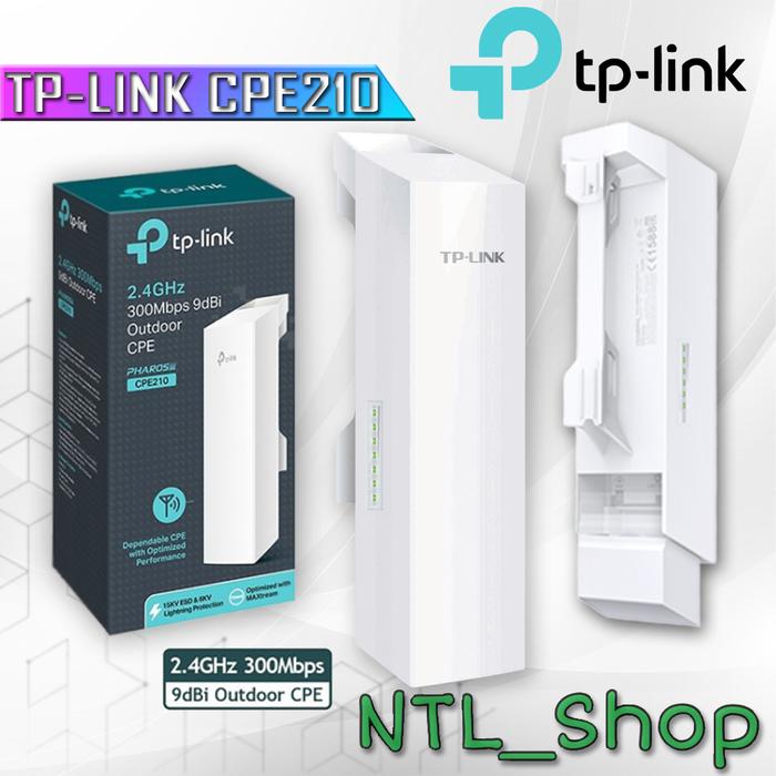 Jual Tp-link Cpe210 Outdoor 300mbps 9 Dbi / Tplink Cpe 210 Di Seller ...