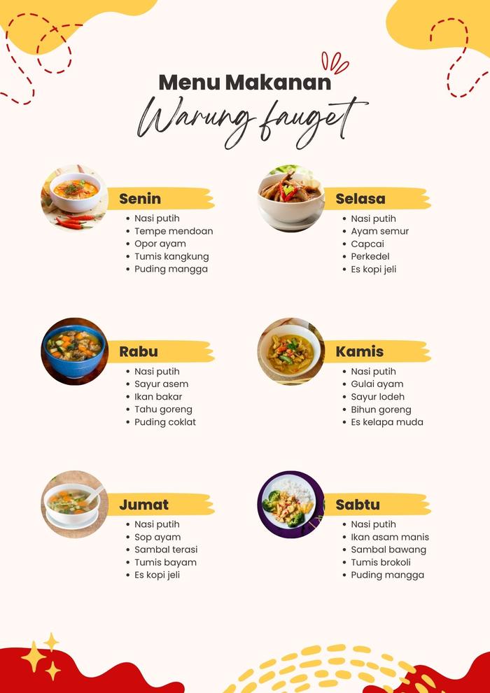 Jual Jasa Design/desain Menu/price List Makanan Dan Minuman/ Cafe Resto ...