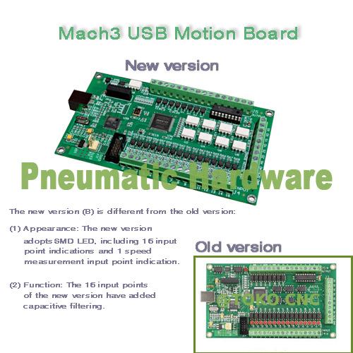 Jual 3 Axis Mach3 CNC USB Motion Controller Card 200KHz Stepper Servo ...