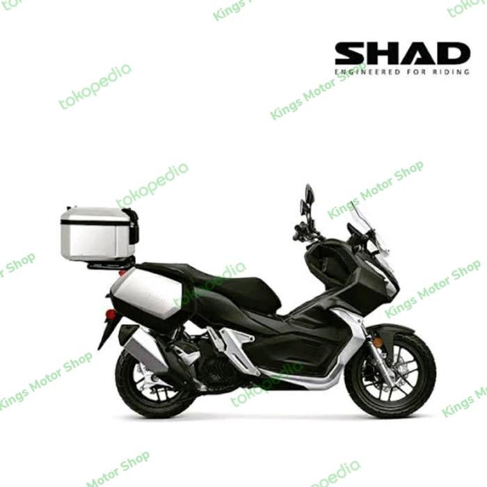 Jual Side Box Honda ADV 150 SHAD SH35 Cover Silver plus Bracket Sidebox ...