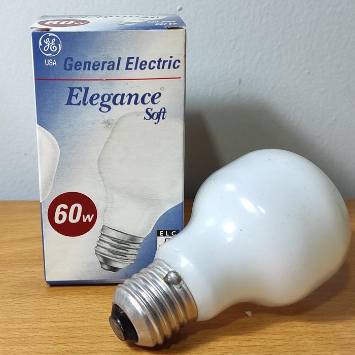 Jual Lampu GE Softone 60W E27 220V Susu Pijar Elegance Soft - Kab. Bogor - Cahaya Cemerlang ...