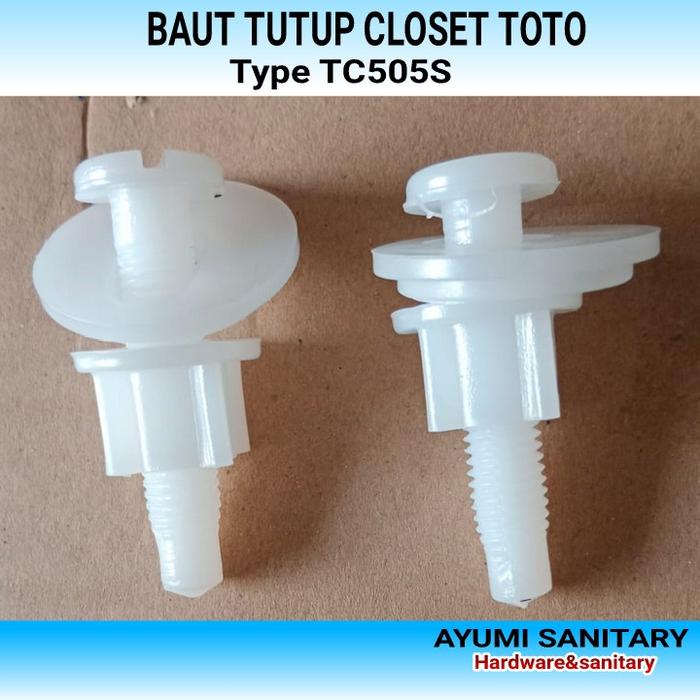 Jual BAUT TUTUP CLOSET TOTO Type tc505s baut engsel tutup closed - Kab ...