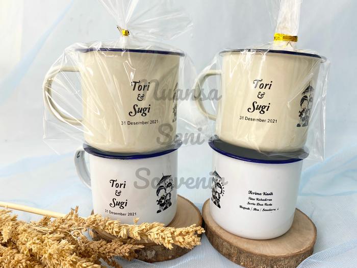 Jual Souvenir Gelas Enamel 7cm Tumbler Mug Minum Cangkir Kaleng Vintage ...