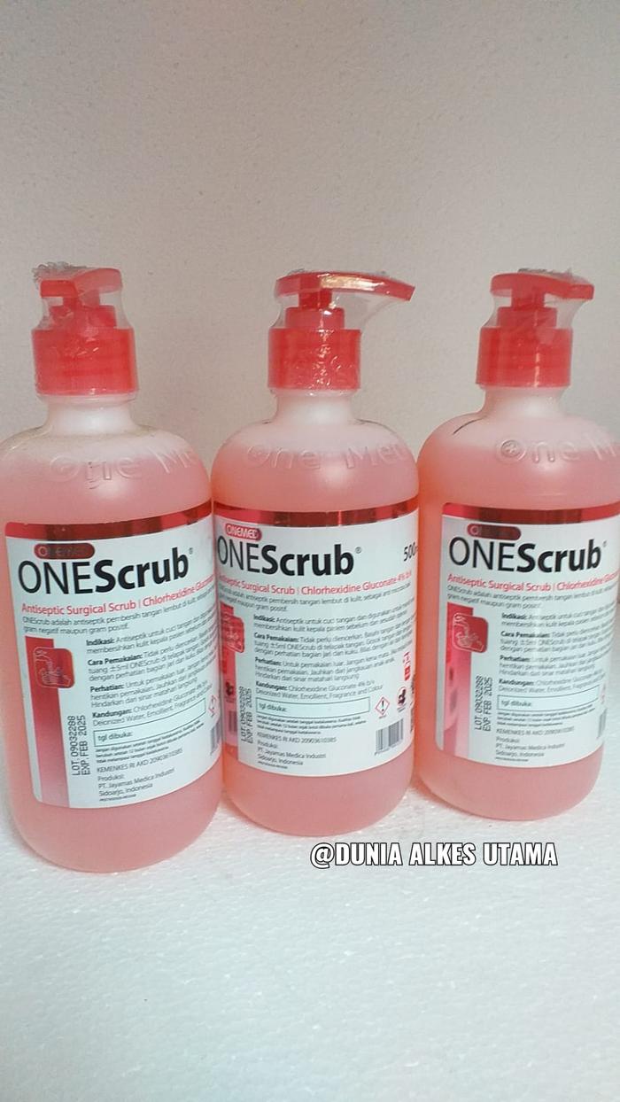 Jual ONE SCRUB 500ML ONEMED (ANTISEPTIC SURGICAL SCRUB 500ML) - Kota ...