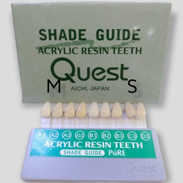 Jual Dental Shade guide acrylic resin teeth / Shade guide pure - Kota ...