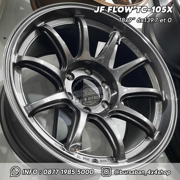 Jual Velg R18 JF FLOW FORGED Flow Forming Celong Pajero Fortuner 6x139 ...
