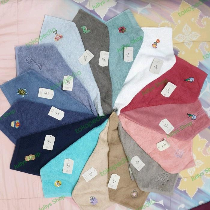 Jual Serbet Handuk Lap waslap Tangan Terry Palmer Bordir Korea 40x40 ...
