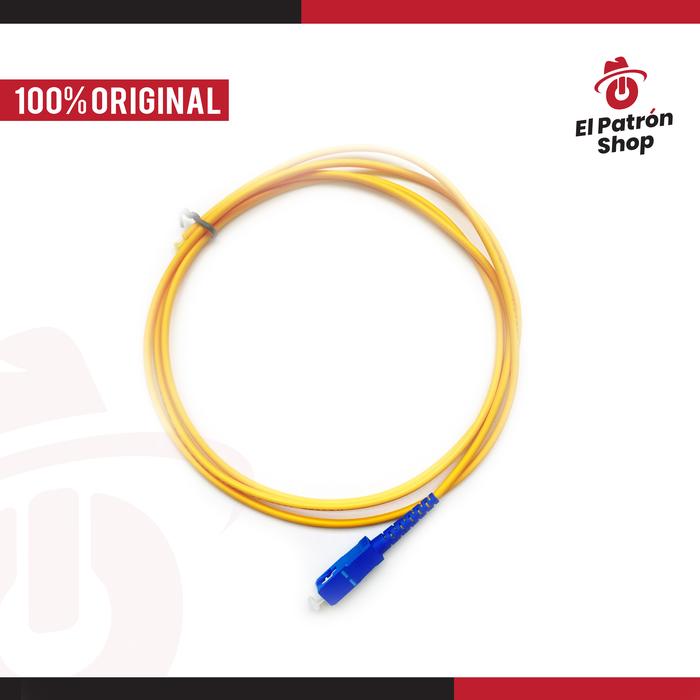 Jual Pigtail SC UPC 3mm 1,5m Kabel Fiber Optik Kabel Pigtail Biru ...