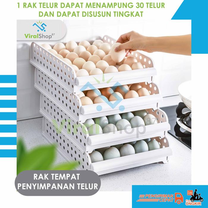 Jual Tempat Telur Kotak Telur 30 Sekat Rak Tempat Telur Di Seller Shin ...