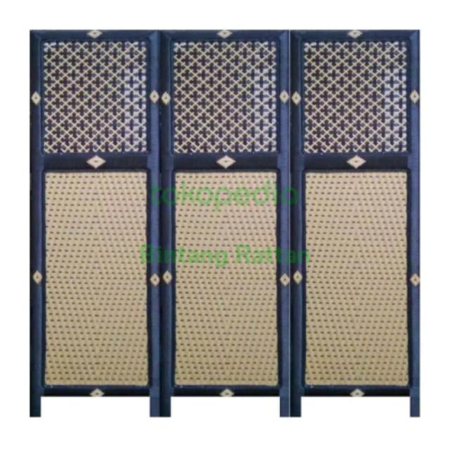 Jual Sketsel Partisi Pembatas Ruangan 3 Pintu Rotan Sintetis - Kab ...
