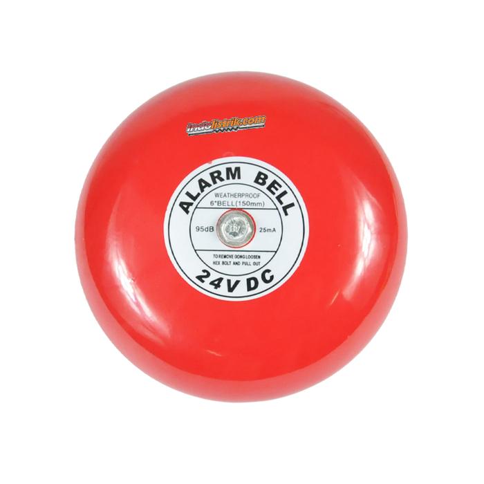 Promo Alarm Round Bell 6 Inch 24V DC TAB Bell Kring Sekolah Pabrik ...