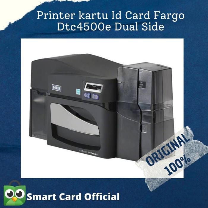 Jual Printer kartu ID Card Fargo DTC4500e DTC4500 Dual side Double side ...