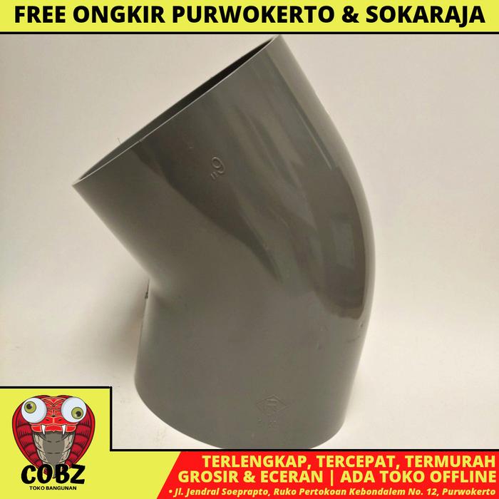 Jual 6 INCH / RUCIKA D-45L Elbow Knee Keni 45 Derajat Fitting Pipa PVC Pcs - Kab. Banyumas ...