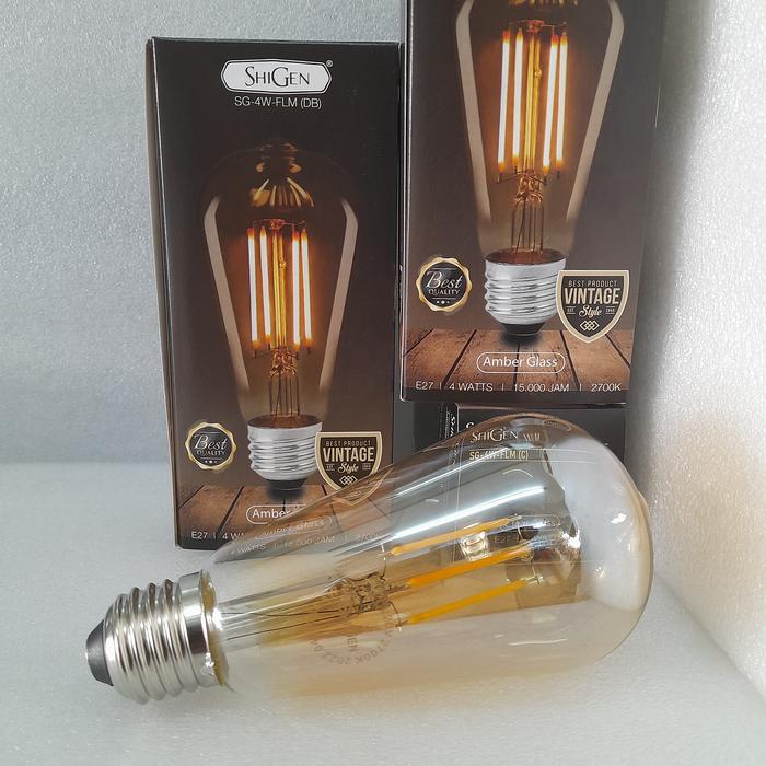 Jual LAMPU LED FILAMENT SHIGEN ST-64 4 WAT KUNING - Kota Malang - Toko ...