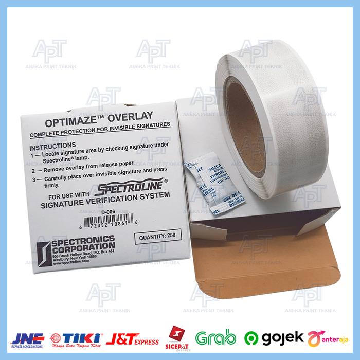 Jual Spectroline Signature Overlay (Satuan) - Overlay - Jakarta Timur ...