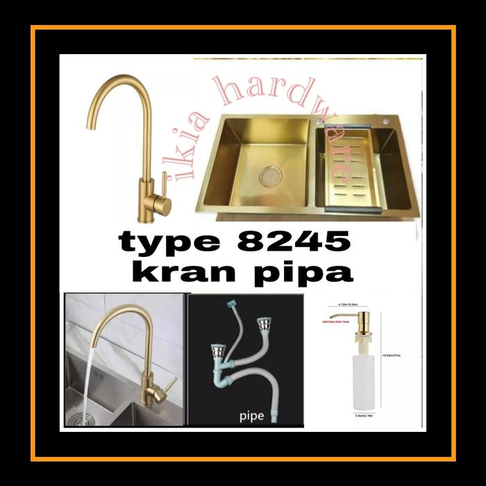 Jual Kitchen Sink 8245 Gold Stainless Sus 304-model Inobe Di Seller ...